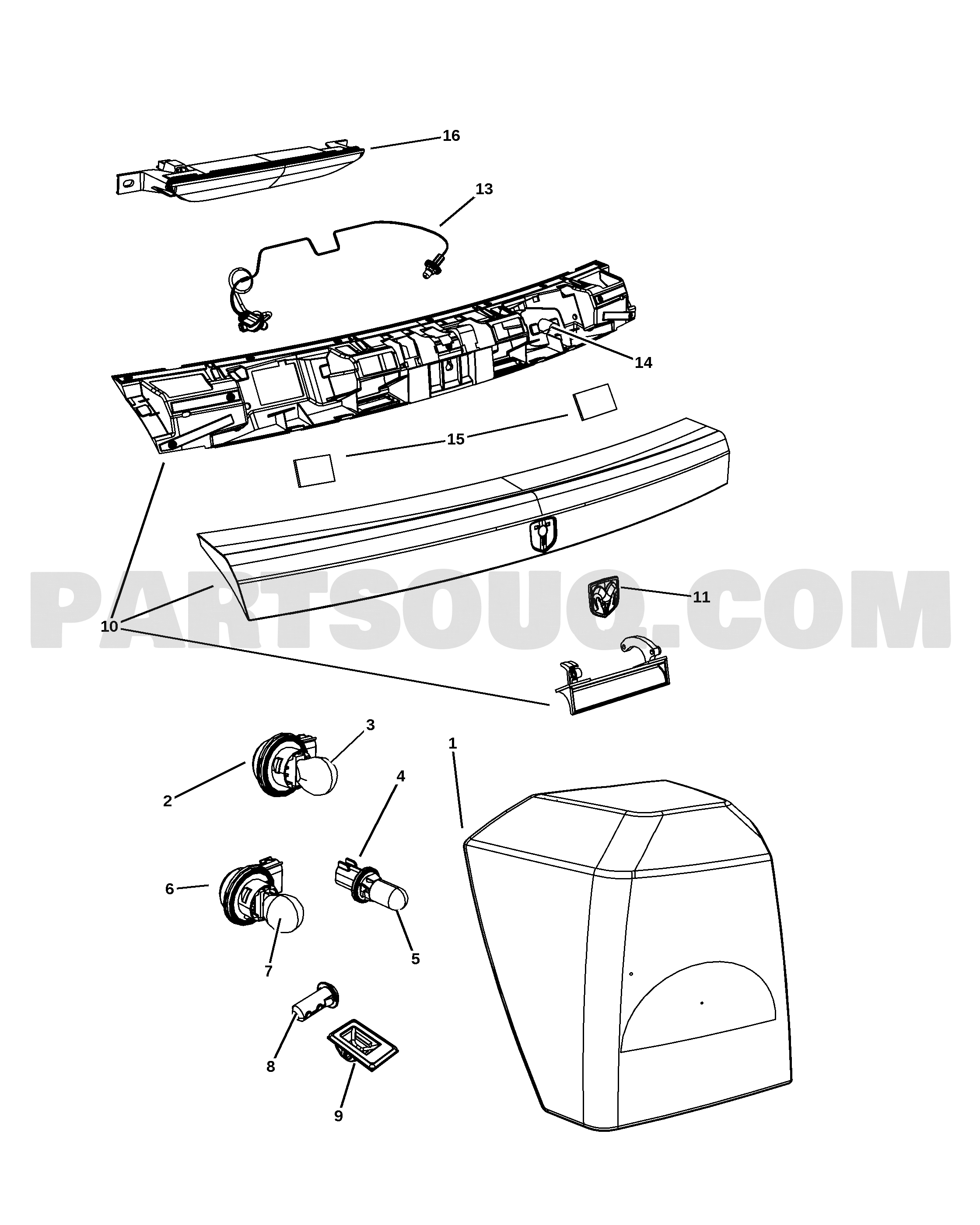 LAMPS-INTERIOR AND EXTERIOR | Dodge CALIBER DODGE CALIBER EXPORT ...